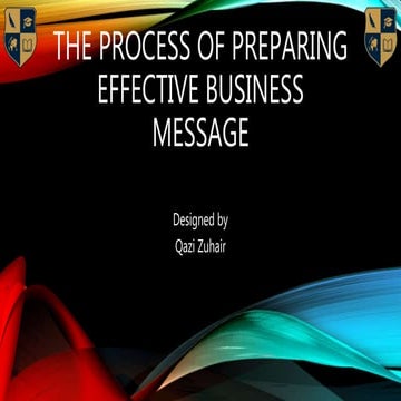 The process of affecting business message | PPTX