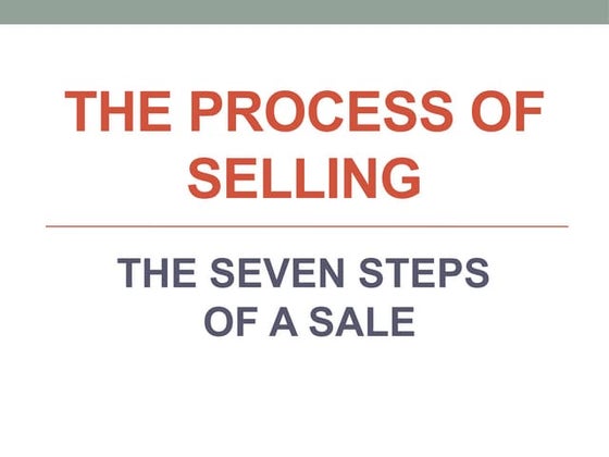 Selling Techniques | PPT