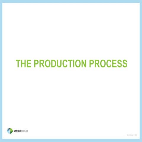 The production process of starch | PPTX