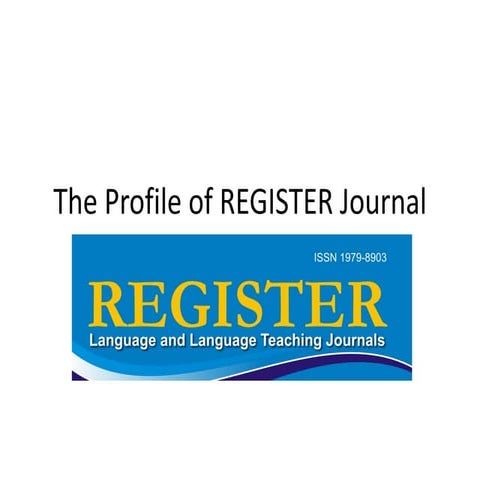 The profile of register journal | PDF