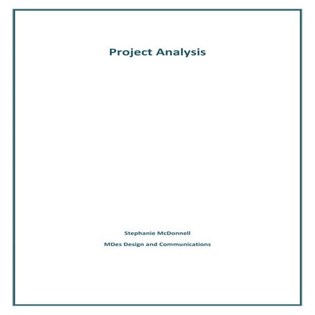 Project Analysis Pdf