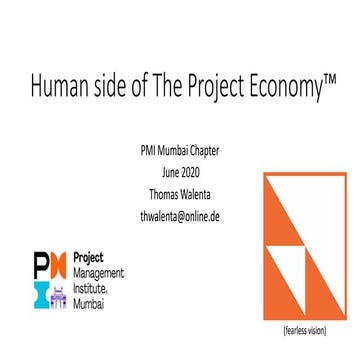 Human Side of The project Economy mumbai | PPT