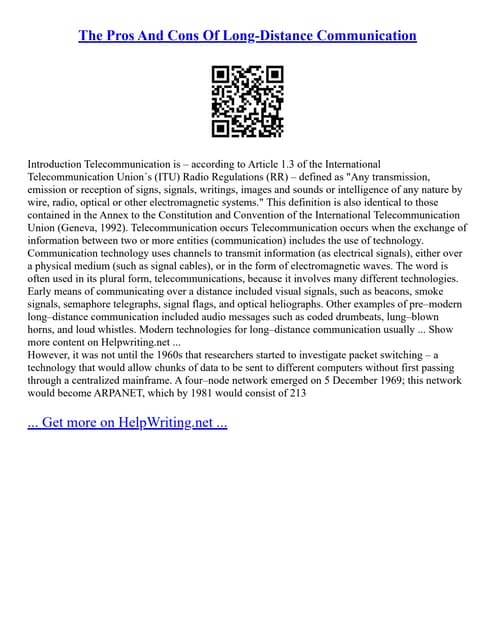 Communication then & now | PPTX