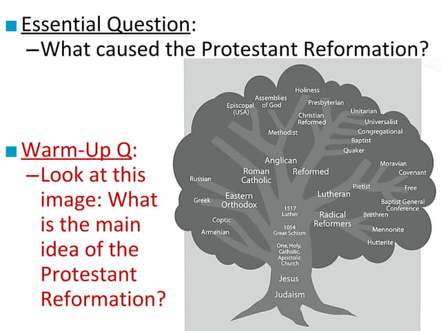The protestant reformation powerpoint | PPT
