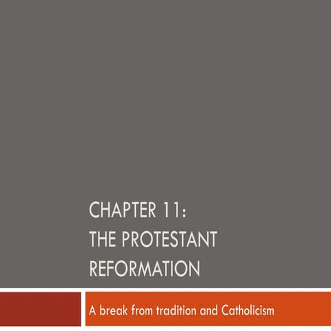 The Protestant Reformation | PPT