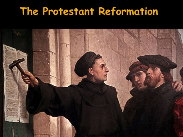 The protestant reformation powerpoint | PPT