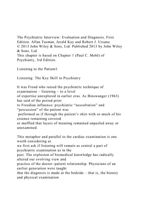 Psychological report writing | PPT