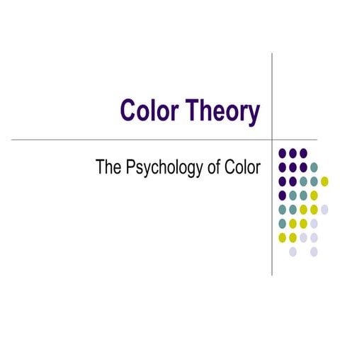 The Psychology Of Color | PPT
