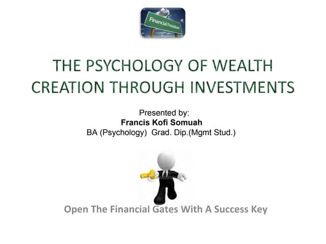 Wealth creation strategies | PPTX