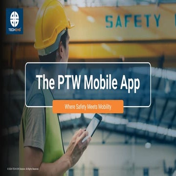 The PTW(Permit to work) Mobile App- TECH EHS Solution | PDF