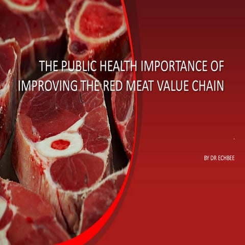 The public health importance of improving the red meat value chain | PDF