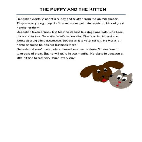 The puppy kitten | PDF
