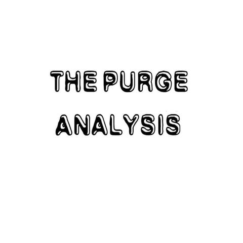 The purge trailer analysis | PPTX