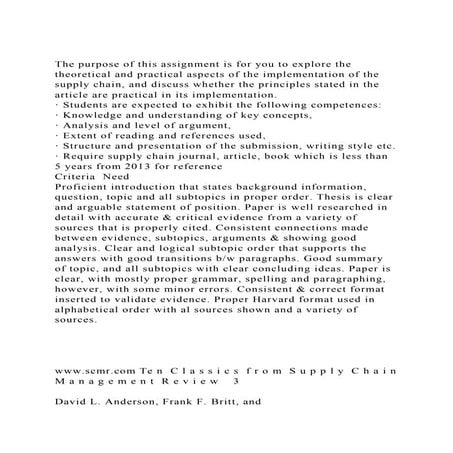 The purpose of this assignment is for you to explore the theoretic.docx