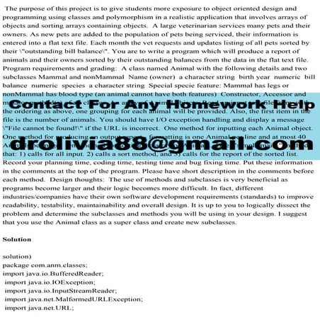 The purpose of this project is to give students more exposure to obje.pdf