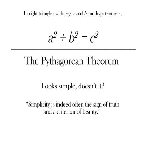 The pythagorean theorem | PPT | Physics | Science