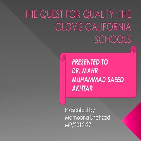 The quest for quality | PPTX