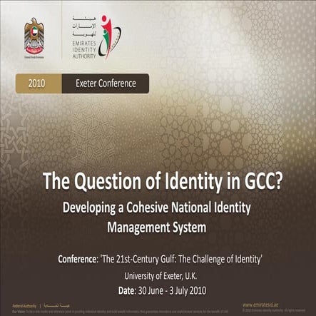 The Question of Identity in GCC Countries | PPT