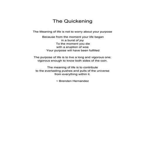 The quickening | PDF