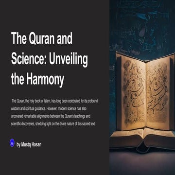 ISLAM & SCIENCE | PPTX