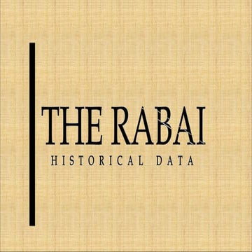 THE RABAI.pptx. Historical data of the Rabai people, a sub group of the ...