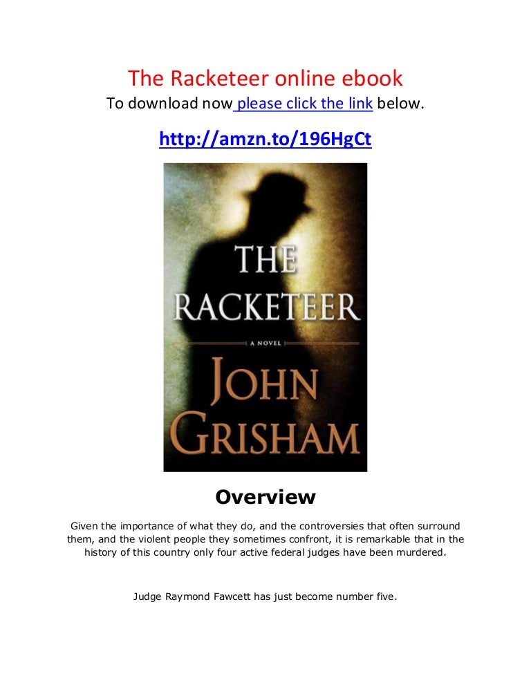 The racketeer online ebook