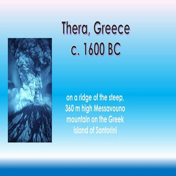 Thera greece | PPTX