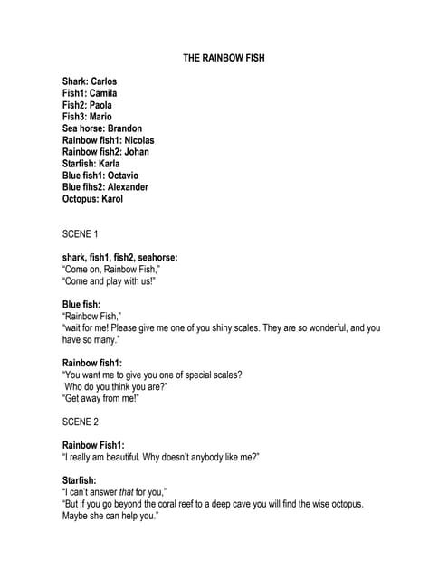 The rainbow fish | PPT