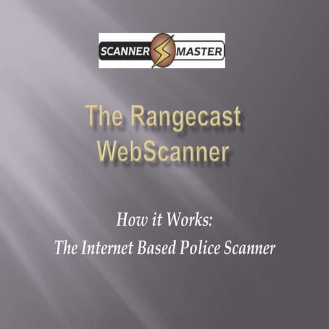 The Rangecast WebScanner Technical Presentation | PPT