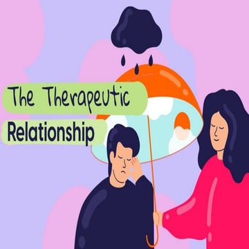 Therapeutic alliance and research studies | PPTX