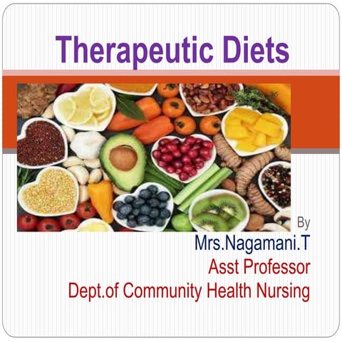 Therapeuticdiets | PPTX