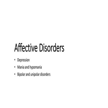 Therapeutics II-Affective Disorders.pptx