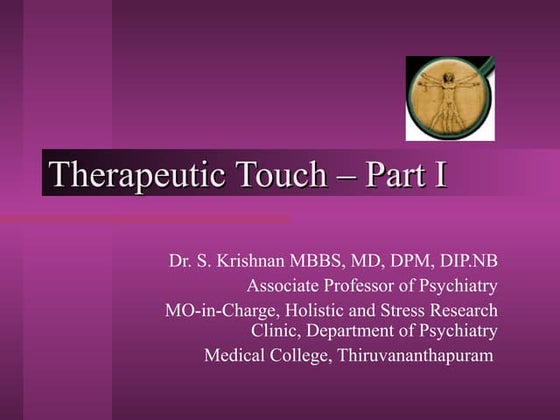 The Healing Power of Touch | PPT