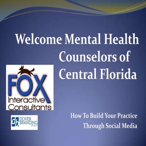 Therapist presentation final | PPTX