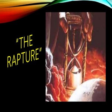 The rapture | PPTX