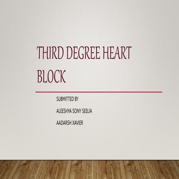 Heart block | PPTX