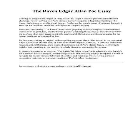 The Raven Essay.pdf
