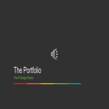 The R design studio Portfolio | PPSX