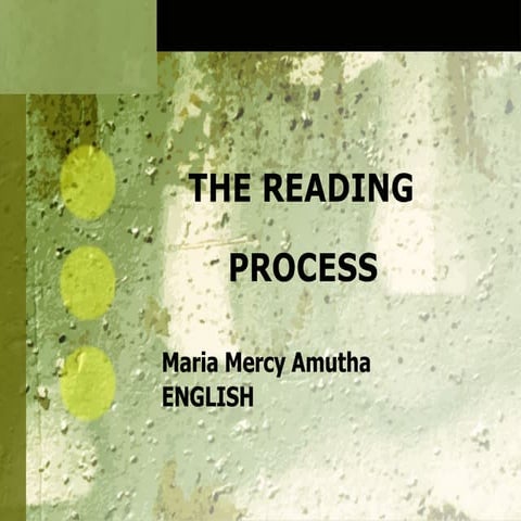 The Reading | PPT | Poetry | Books and Literature
