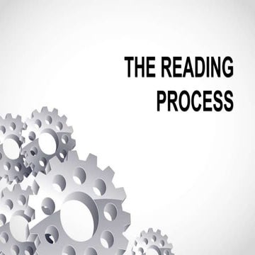 The reading process | PPTX