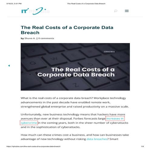 The Real Costs of a Corporate Data Breach.pdf