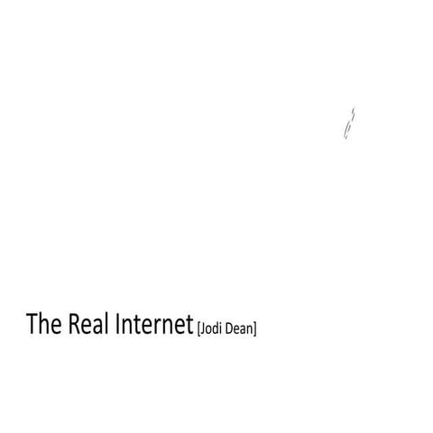 The real internet pp | PPTX | Fine Art