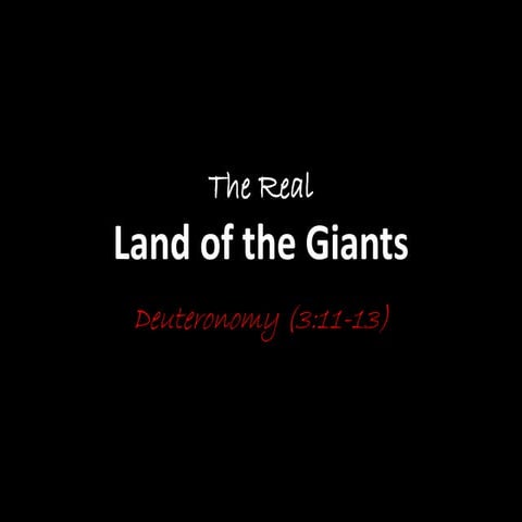"There were giants in the earth in those days" (Genesis 6:4) | PDF