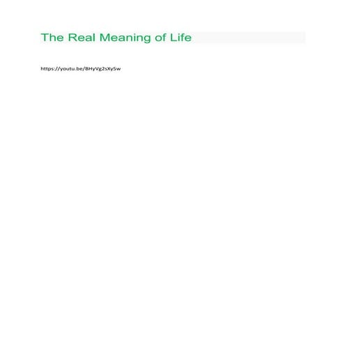 The Real Meaning of Life.pdf