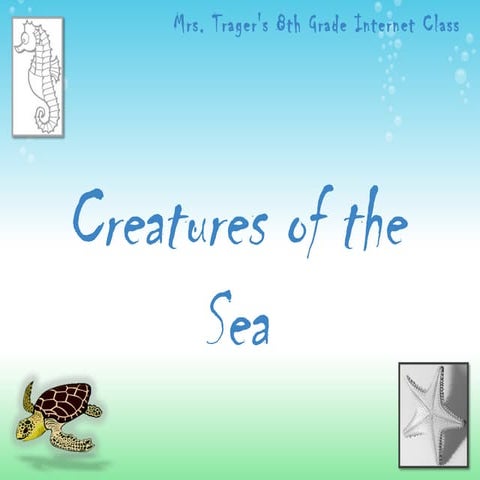 My Sea Creature Progect | PPT