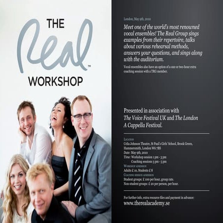 The Real Workshop London | PDF