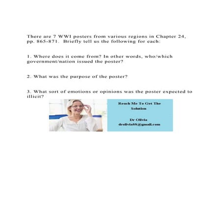 There are 7 WWI posters from various regions in Chapter 24, pp. | DOCX