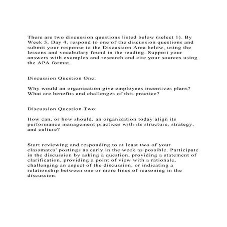 Assignment 1 Discussion AssignmentThere are two discussion .docx