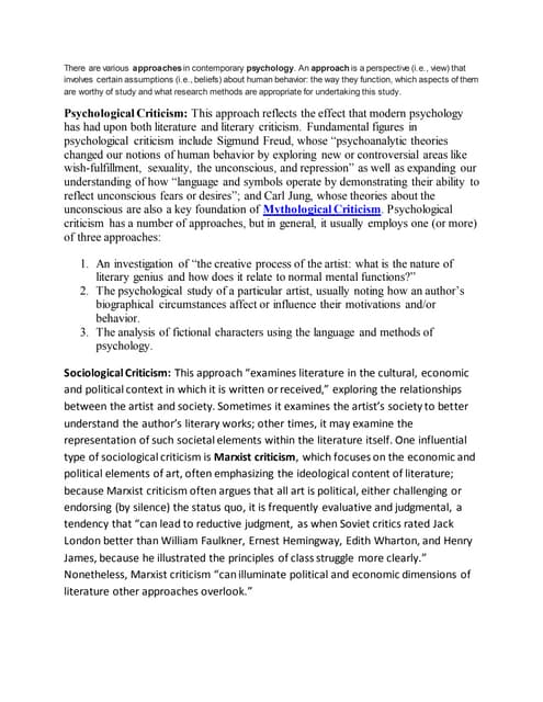 Literary Criticism | PPTX | Poetry | Books and Literature