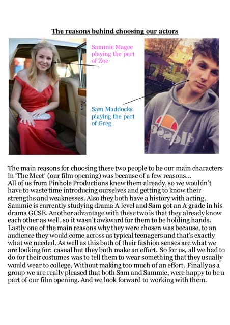 Actor Research | PPT